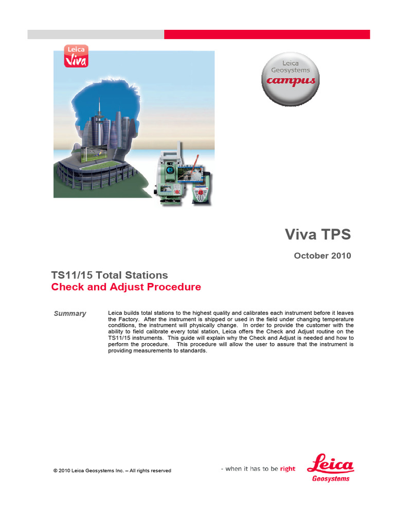 QG_Check_and_Adjust_on_TS | PDF | Calibration | Measurement