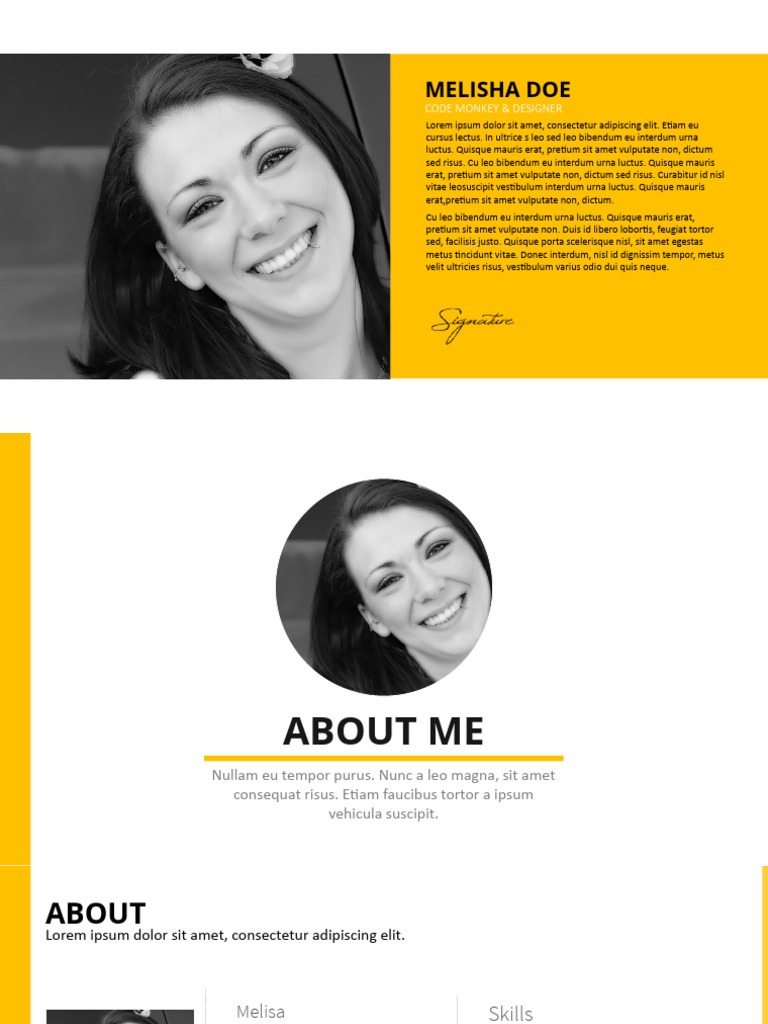 Designer & Developer Portfolio | PDF