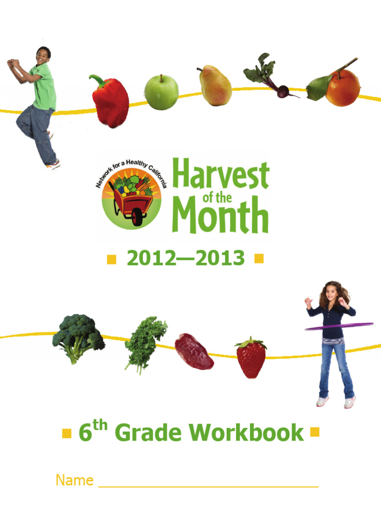 6 Grade Workbook | PDF | Sugar | Diet & Nutrition