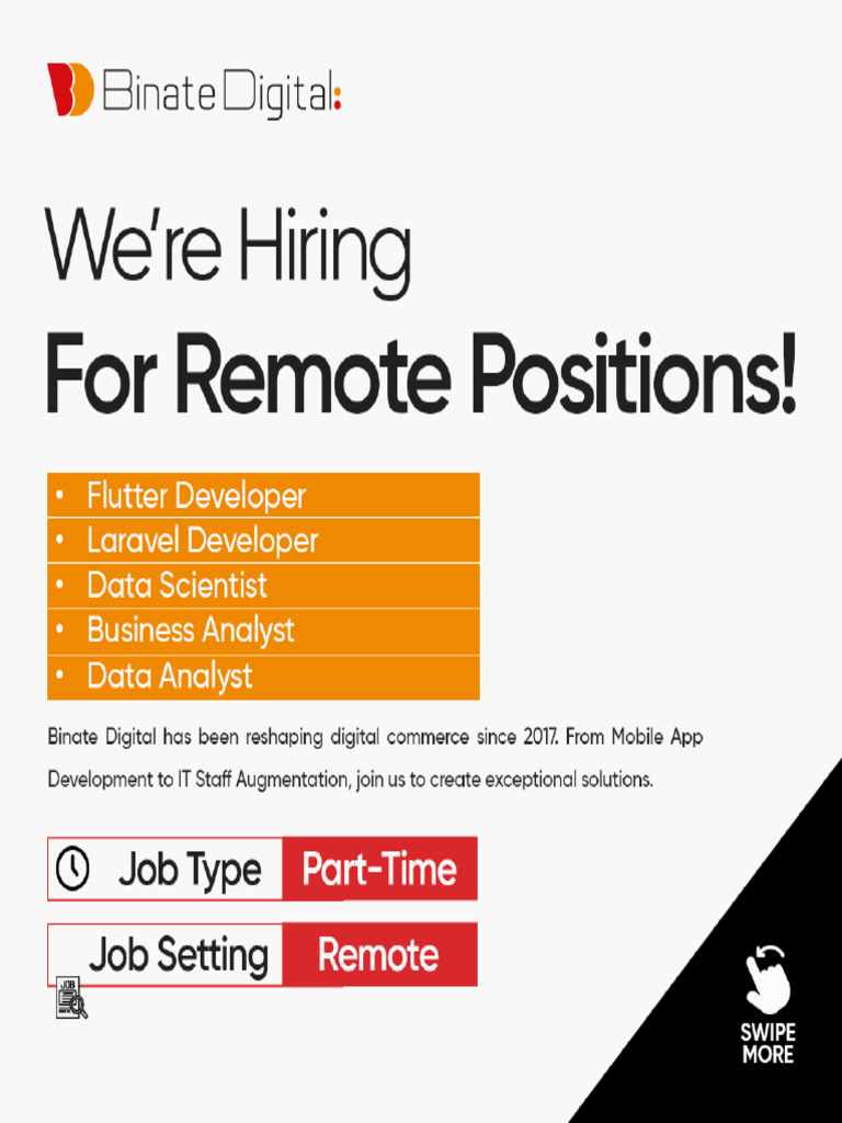 Remote Openings at Binate Digital | PDF