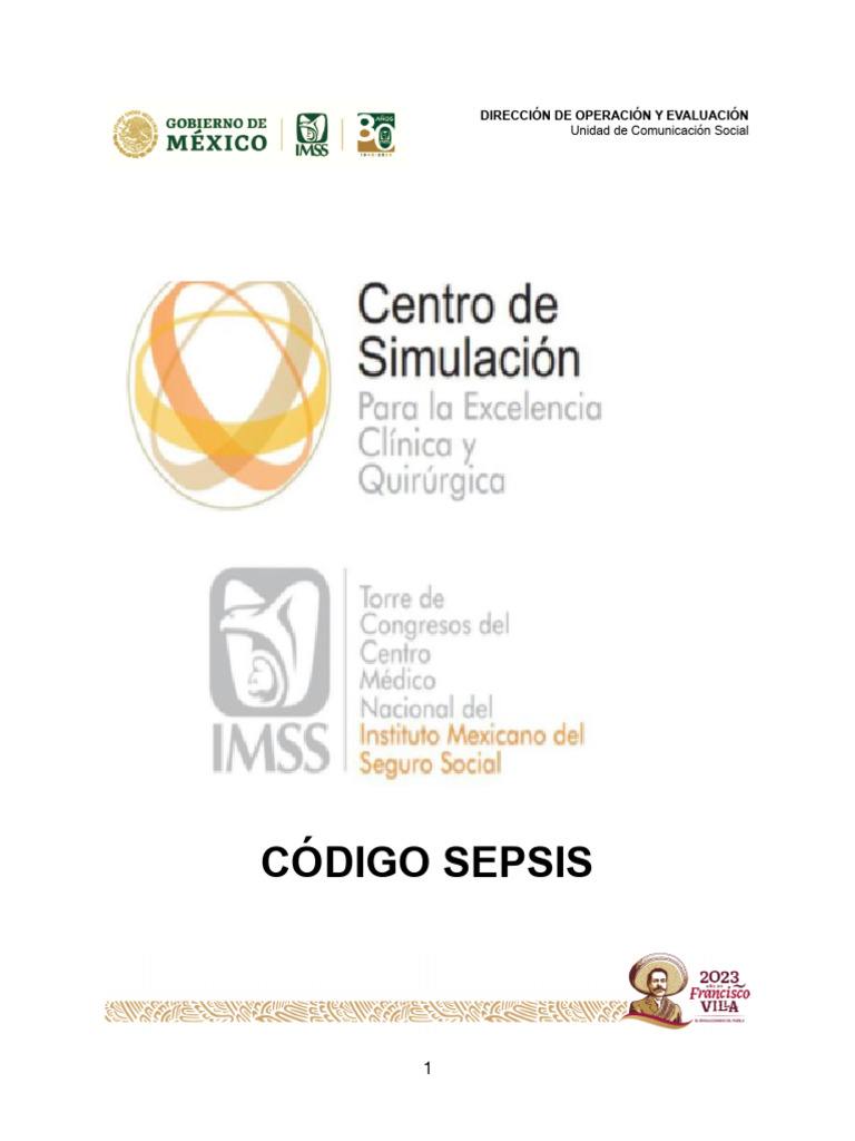 Manual Código Sepsis | PDF | Septicemia | Medicina CLINICA