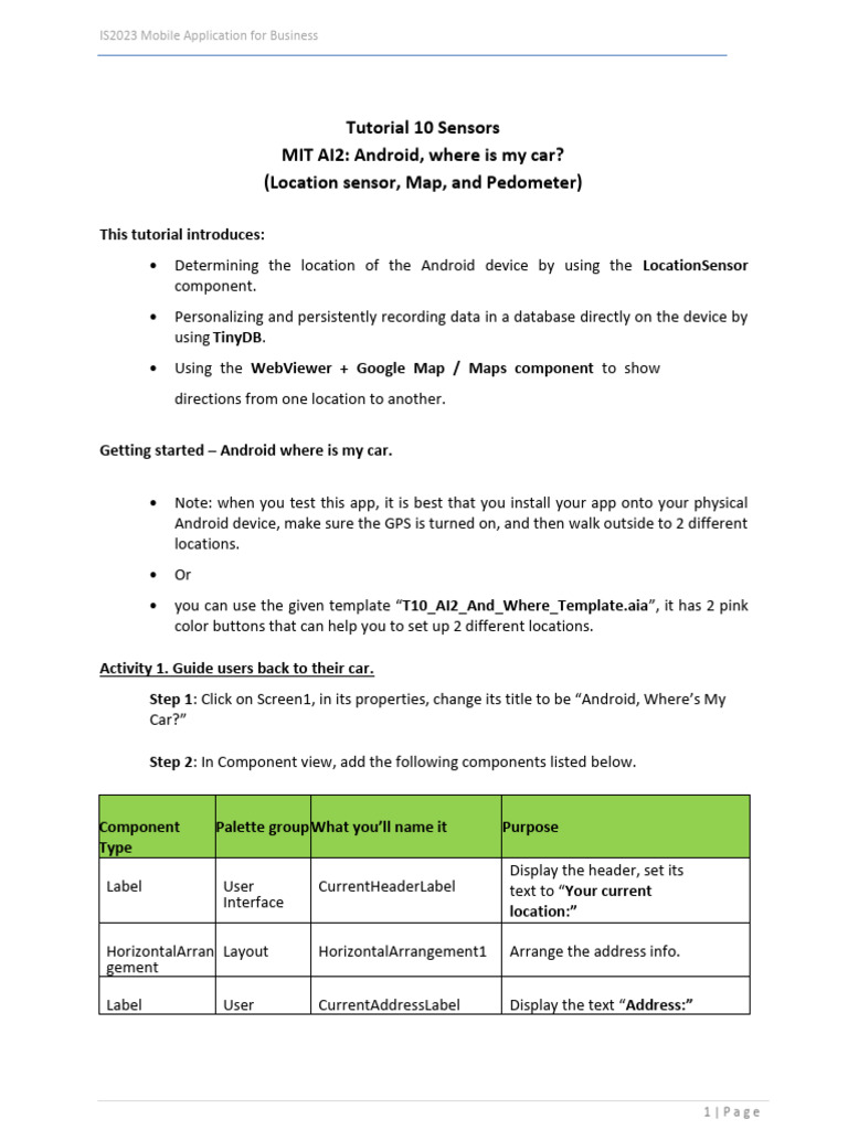 Tutorial 10 Androidwhere Pdf Mobile App Android Operating System