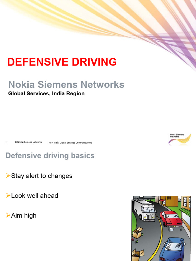 Defensive Driving Training Guide | PDF | Traffic | Transport