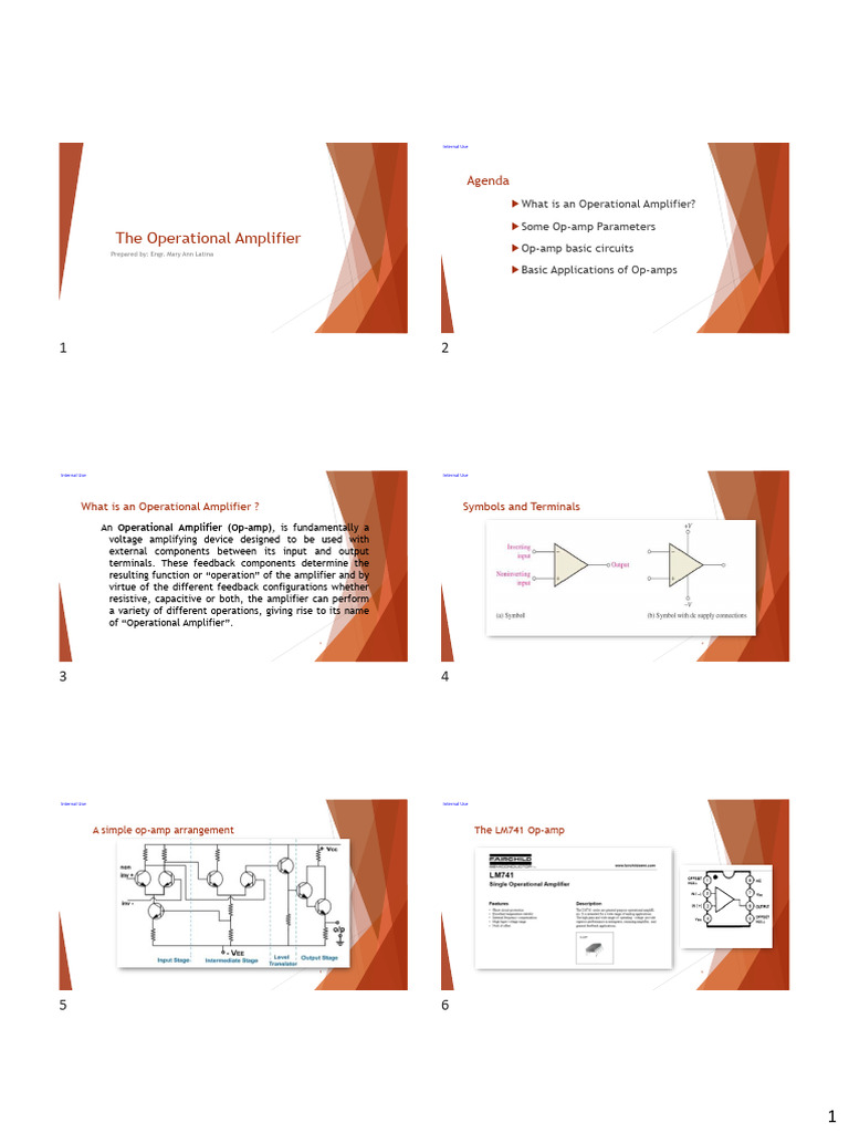 Lecture13_Opamp | PDF | Operational Amplifier | Amplifier