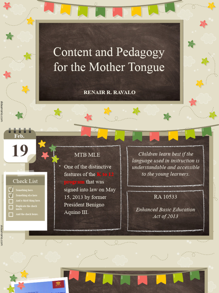 Mother Tongue-Based Education Insights | PDF | Thought | Language ...