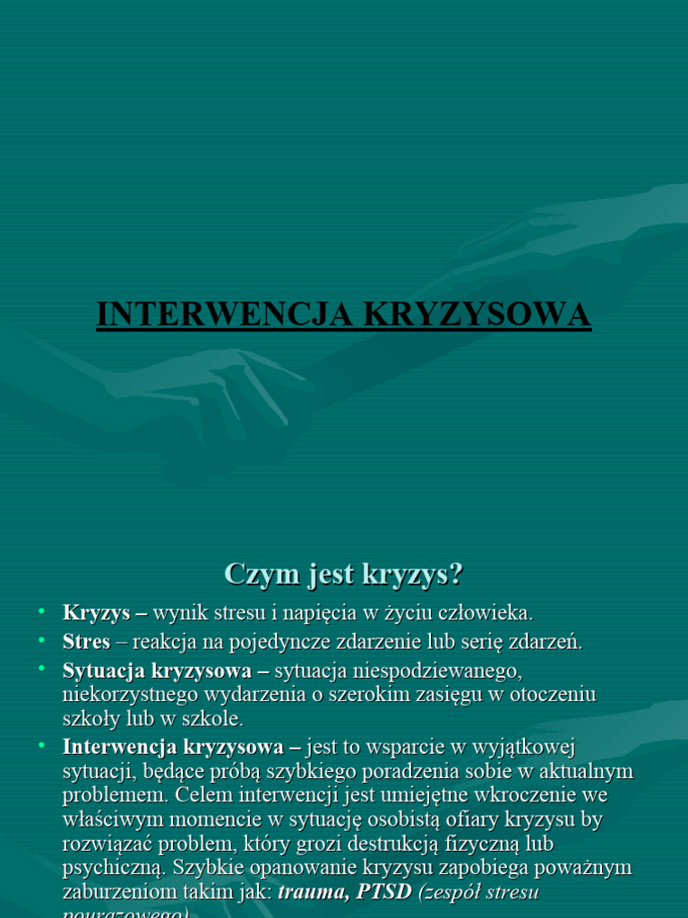 Interwencja Kryzysowa | PDF