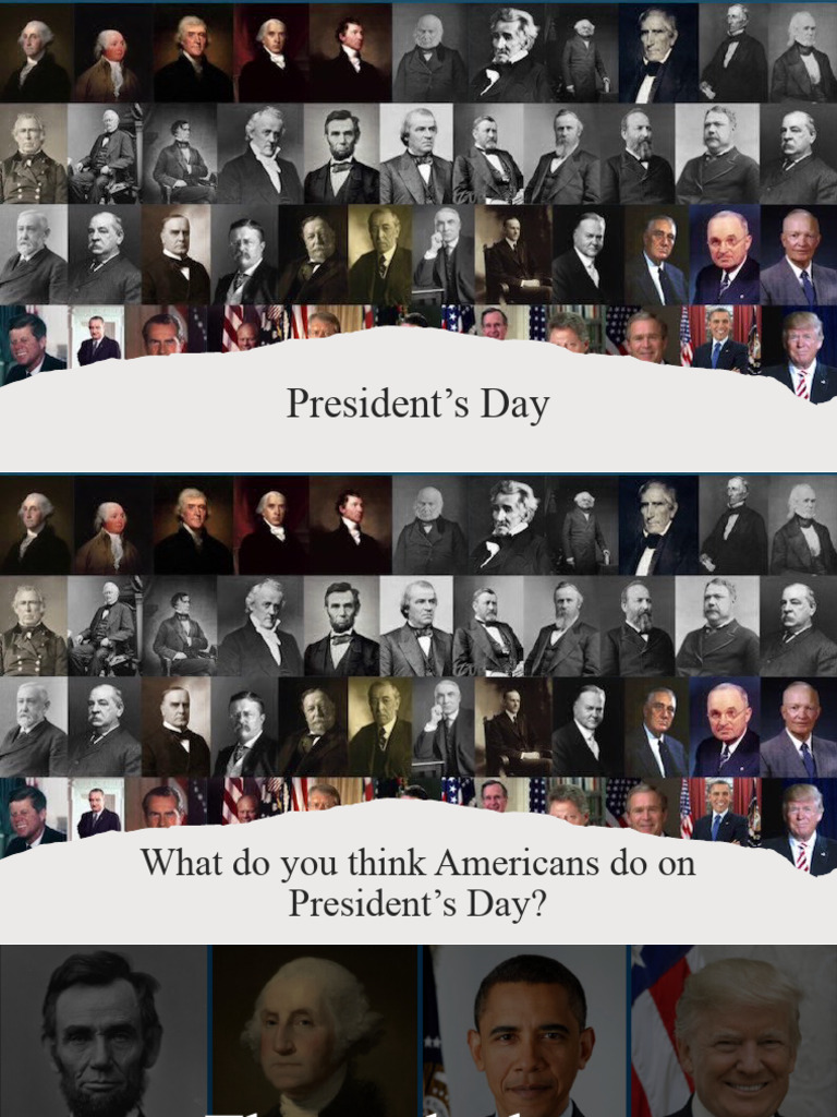 Understanding President's Day Activities | PDF | Presidents Of The ...