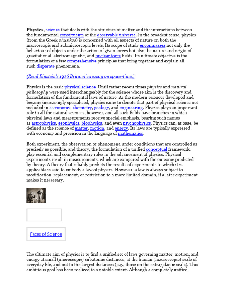 Physics | PDF | Force | Physics