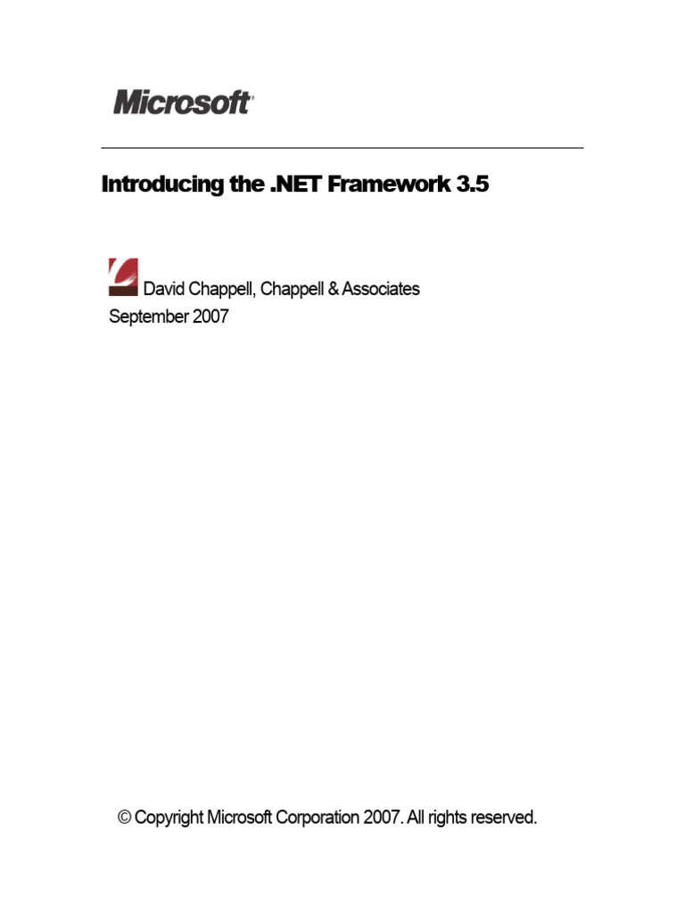 Introducing NET Framework 35 v1 | PDF | Language Integrated Query | Ajax (Programming)