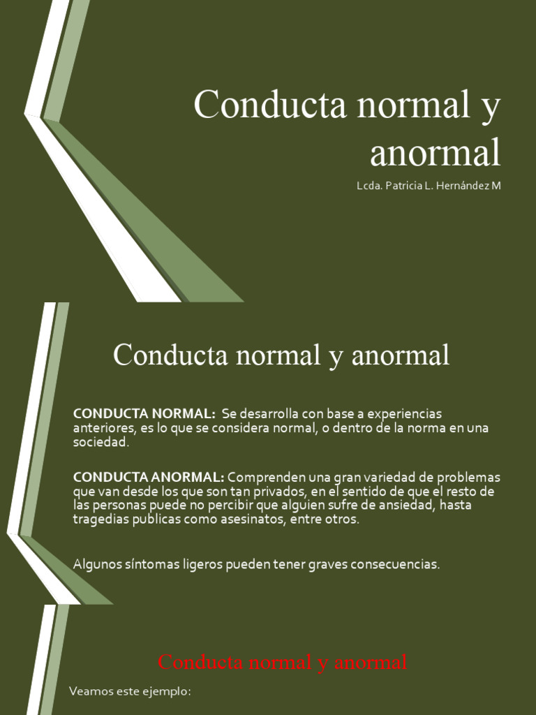 Comportamiento Normal y Anormal | PDF | Trastorno mental | Mente