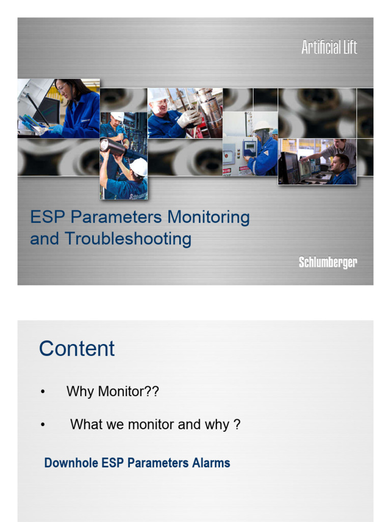 ESP Parameters Monitoring and Troubleshooting_240423_202739[1] | PDF | Pump | Leak