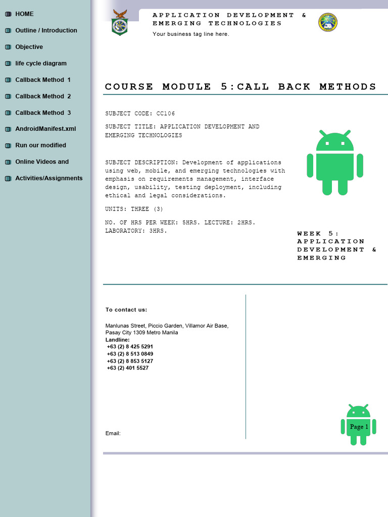 Module 5 Adet 313 | PDF | Android (Operating System) | Application Software