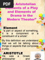 Key Elements of Drama Explained | PDF | Play (Theatre) | Theatre