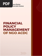 NGO Financial Management Manual | PDF