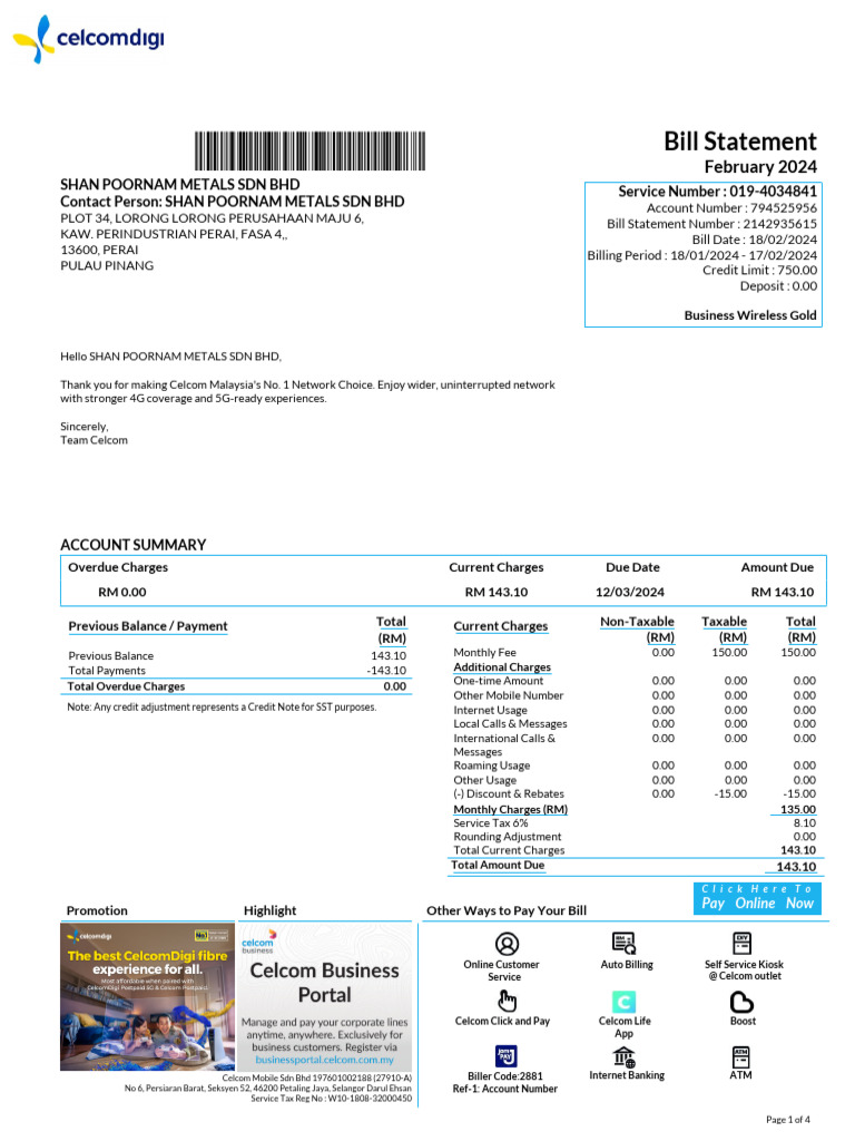 Jlsemsuuj Gidfimkqtgypmfa5Nkitixvgpwiw:Iugvwmpzusu: Bill Statement | PDF | Service Industries ...