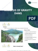 Gravity Dam Analysis EXAMPLE PROBLEMS | PDF | Stress (Mechanics) | Dam