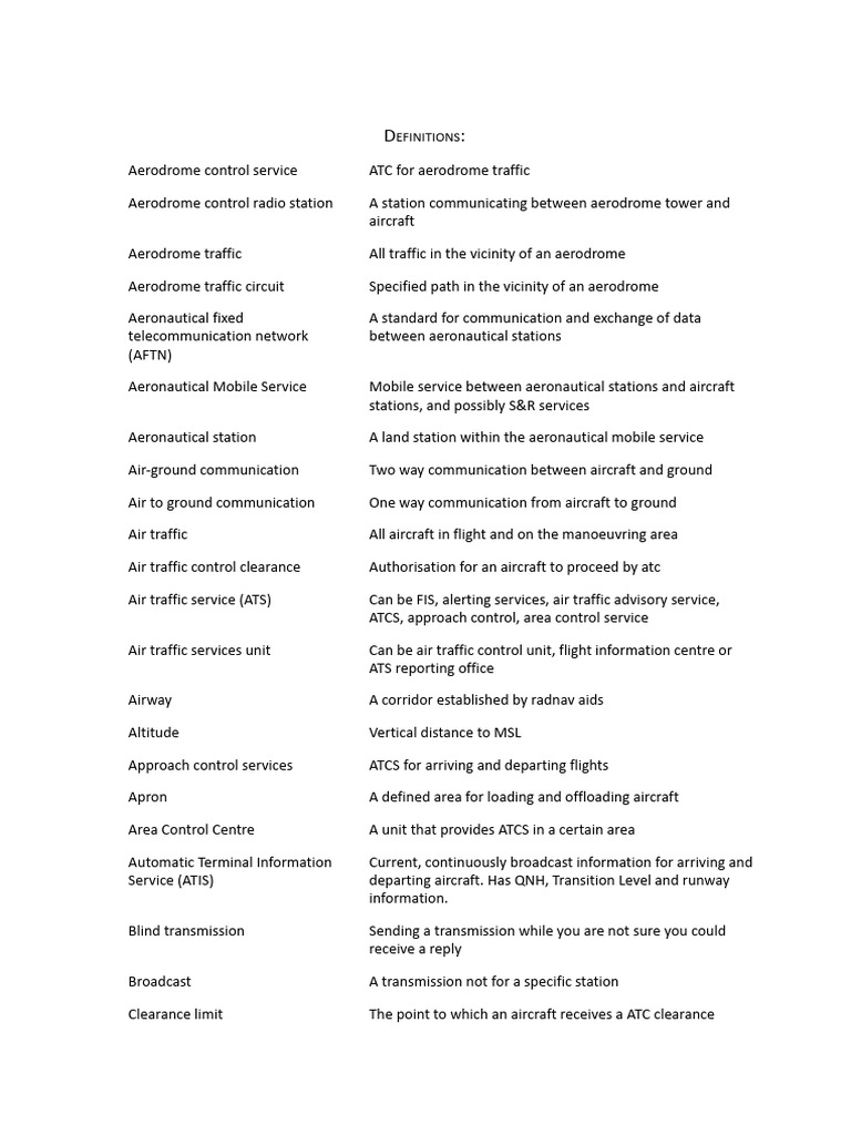 Communications | PDF | Air Traffic Control | Instrument Flight Rules