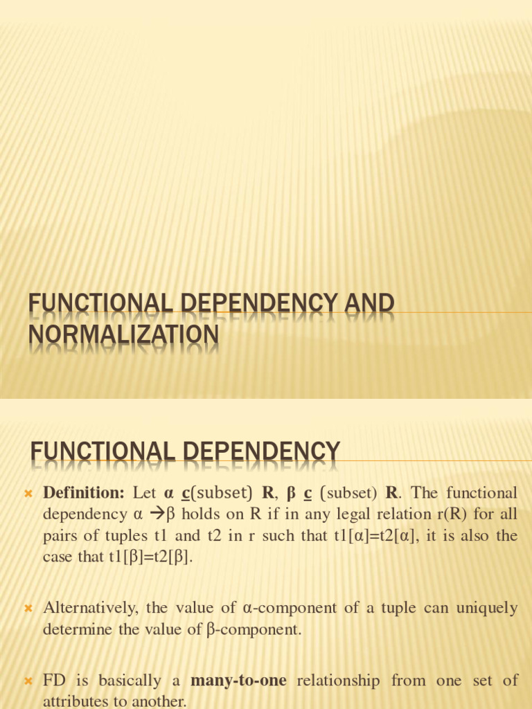 Functional Dependencies | PDF | Mathematics | Mathematical Logic