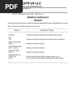 CMM (Component Maintenance Manual) Index: Cat Ata No. CAI Part Number ...