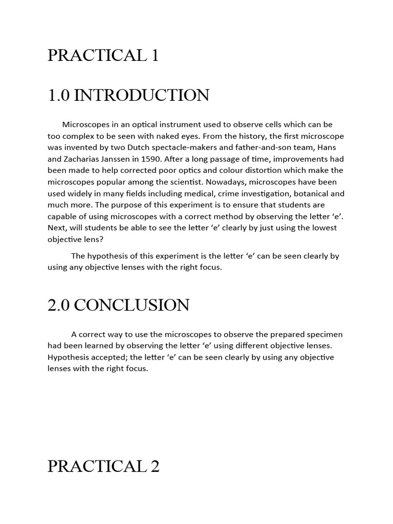 Lab Report Mic102 | PDF | Microscope | Optics