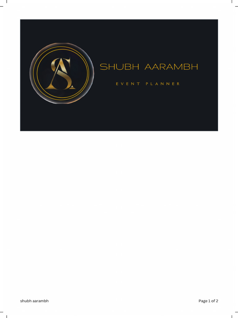 Shubh Aarambh | PDF