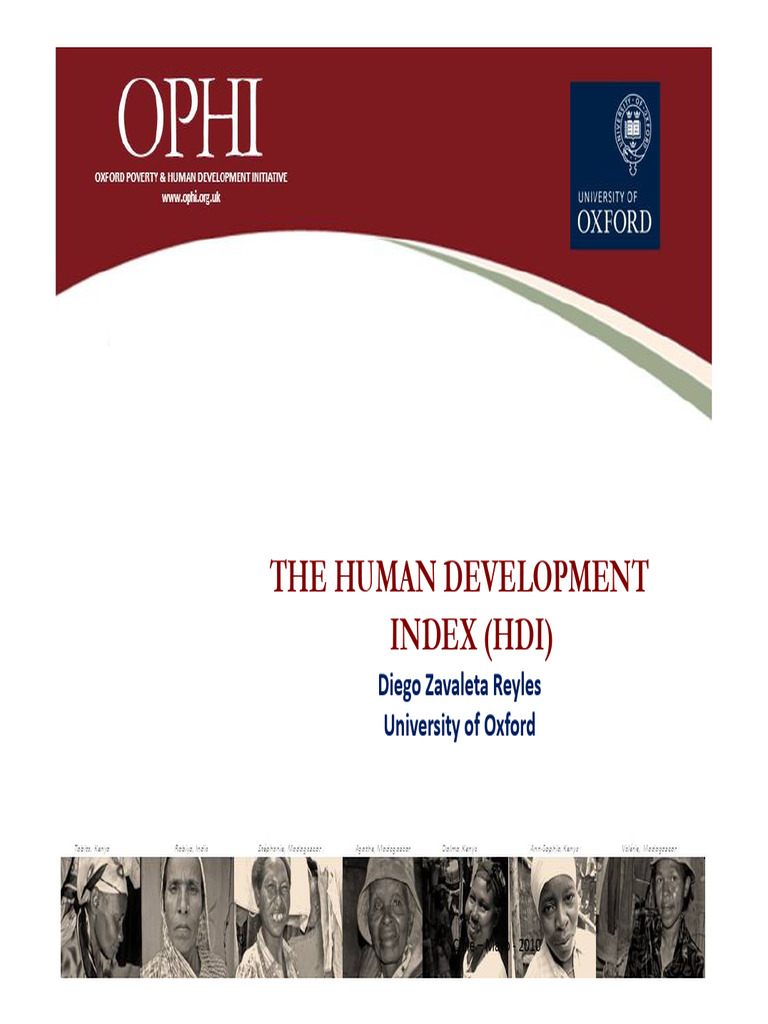 HDI Measure Interpretation Key Messages | PDF | Human Development Index ...