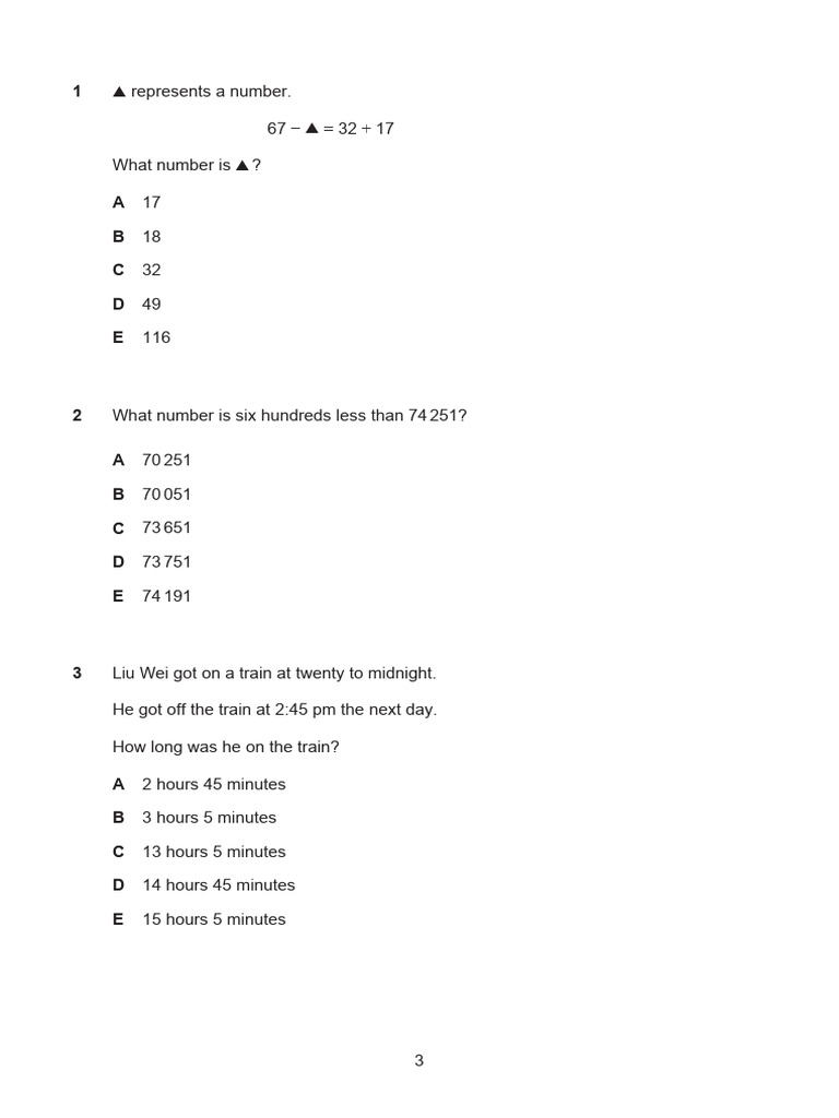 maths-OC SAMPLE TEST | PDF | Rectangle | Euclidean Plane Geometry
