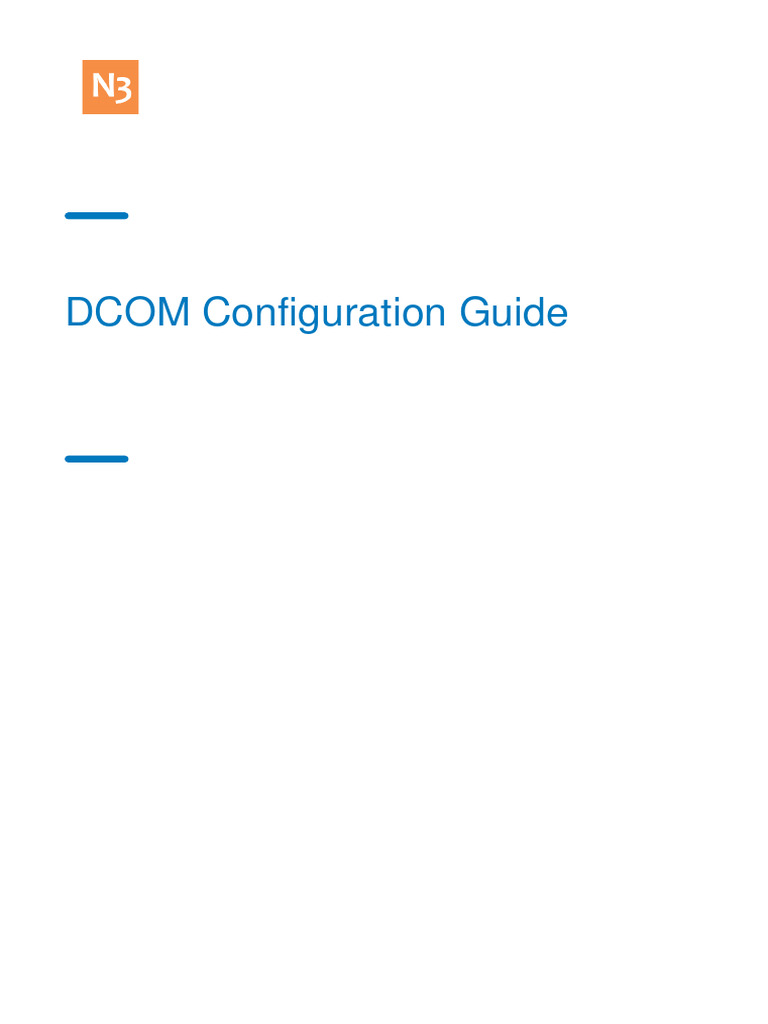 Opc Da Dcom Configuration Guide Pdf Windows Registry Component Object Model