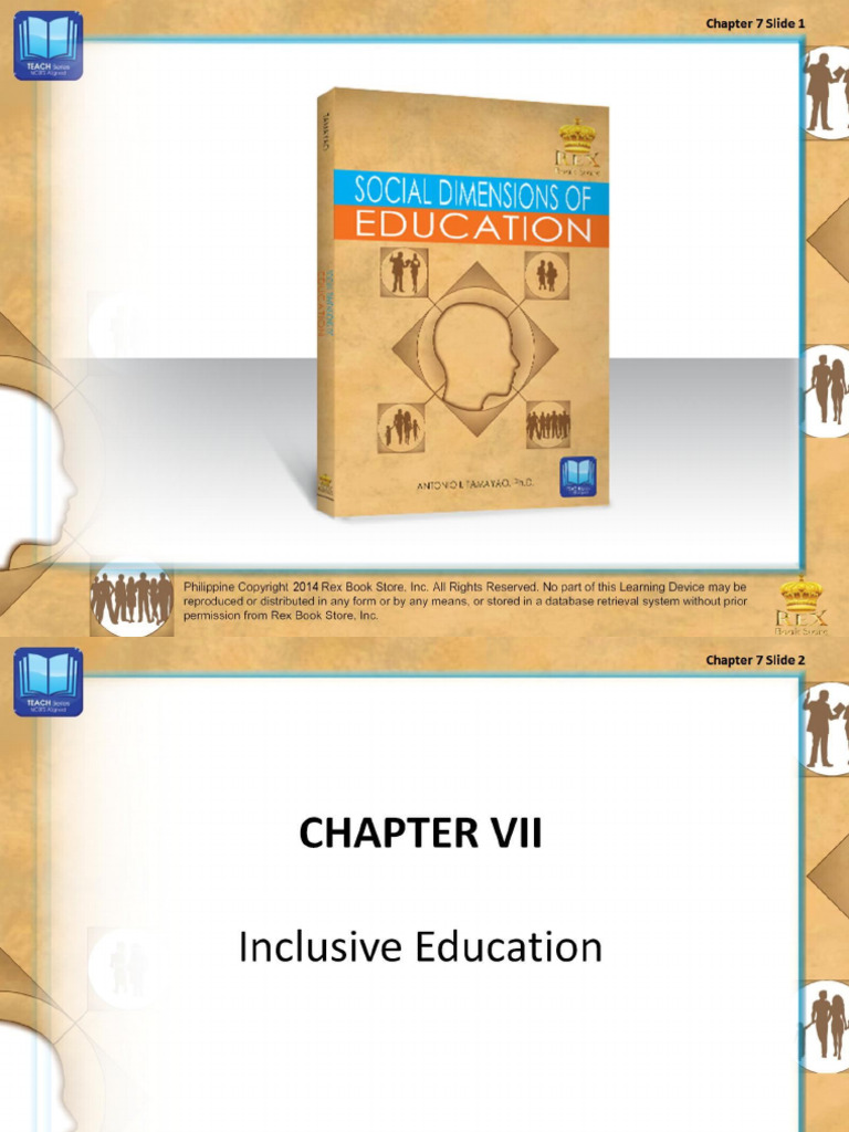 Chapter 7 Inclusive Education | PDF