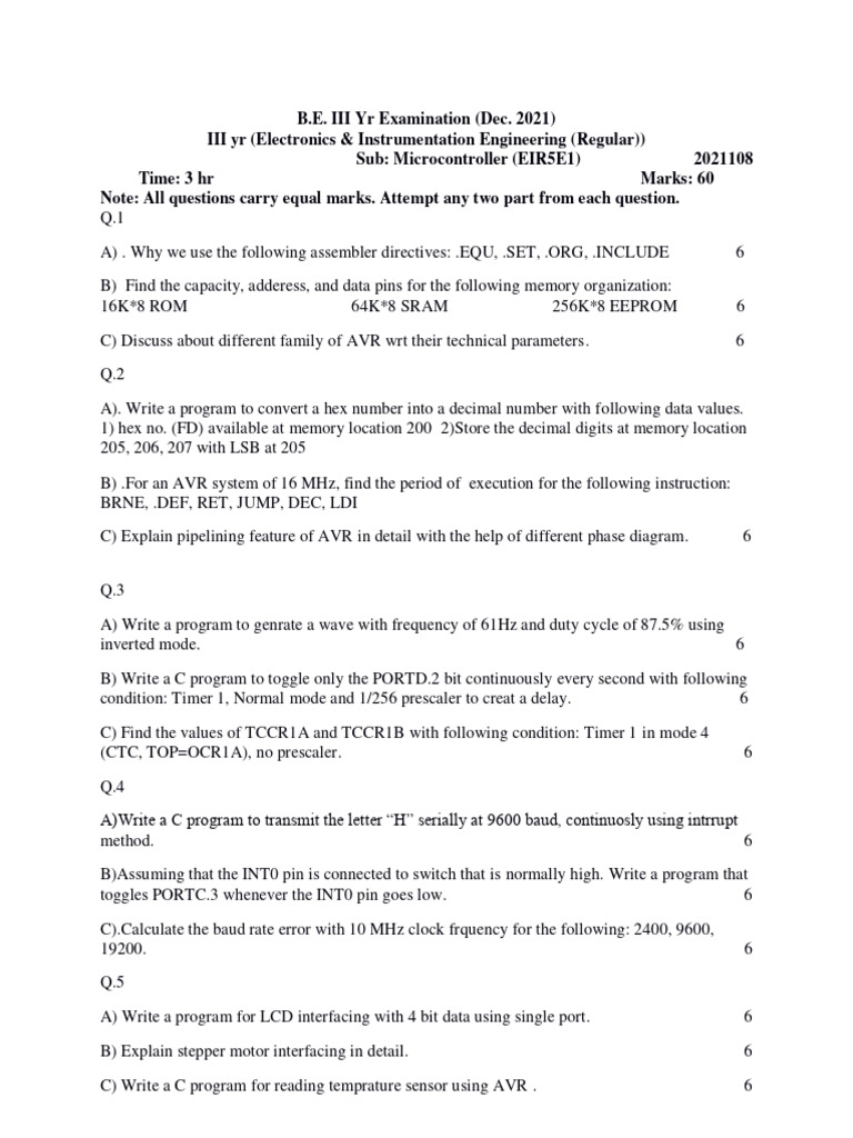Micro Main Paper | PDF | Computer Architecture | Computer Engineering