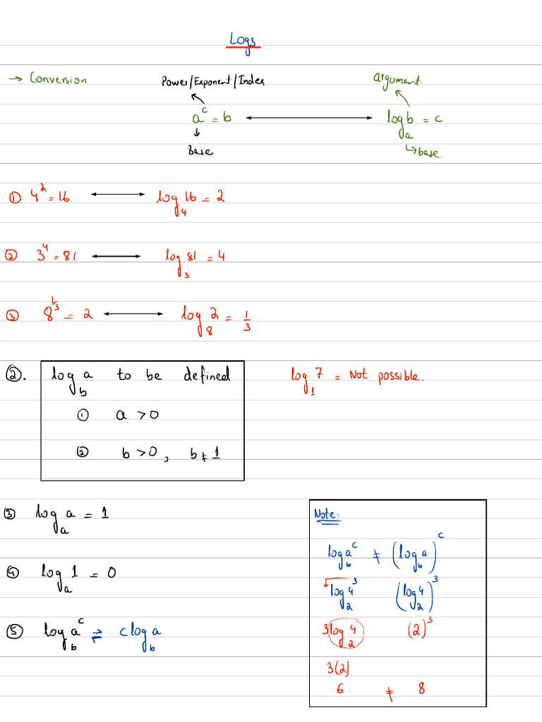 Logs and Indices | PDF | Logarithm | Number Theory