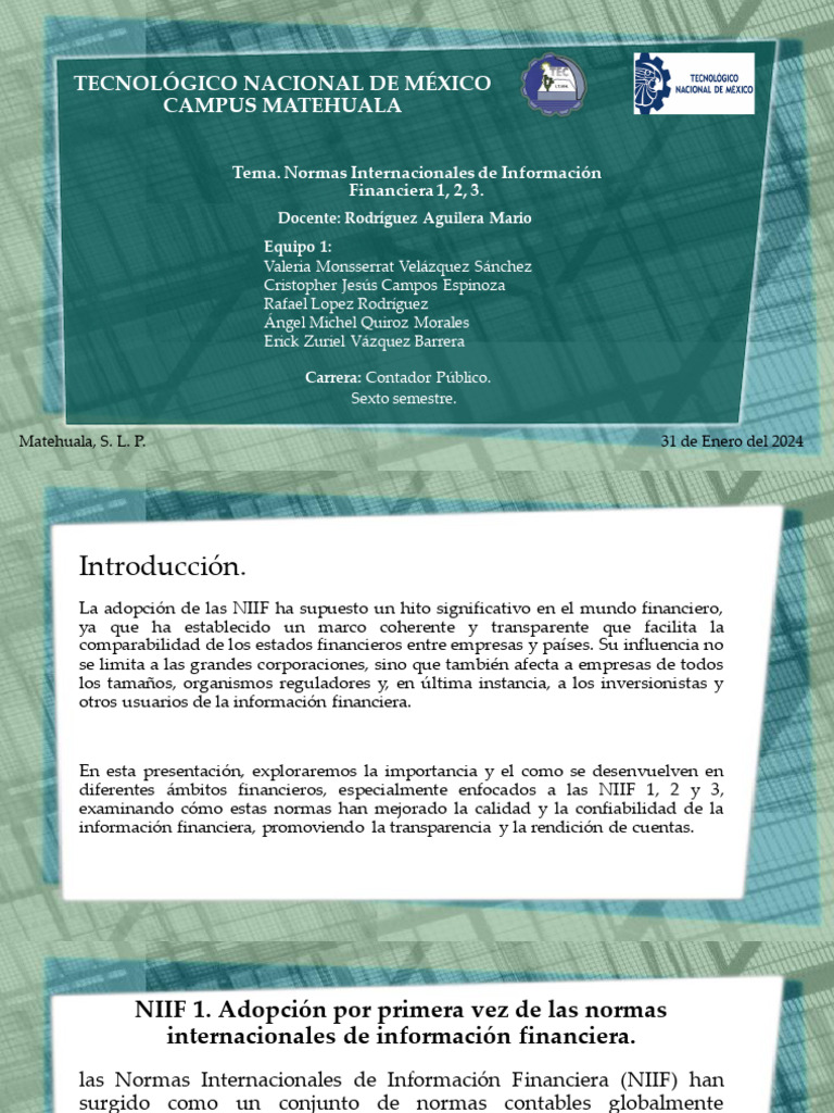 Niif 1, 2 y 3 | Descargar gratis PDF | normas internacionales de ...