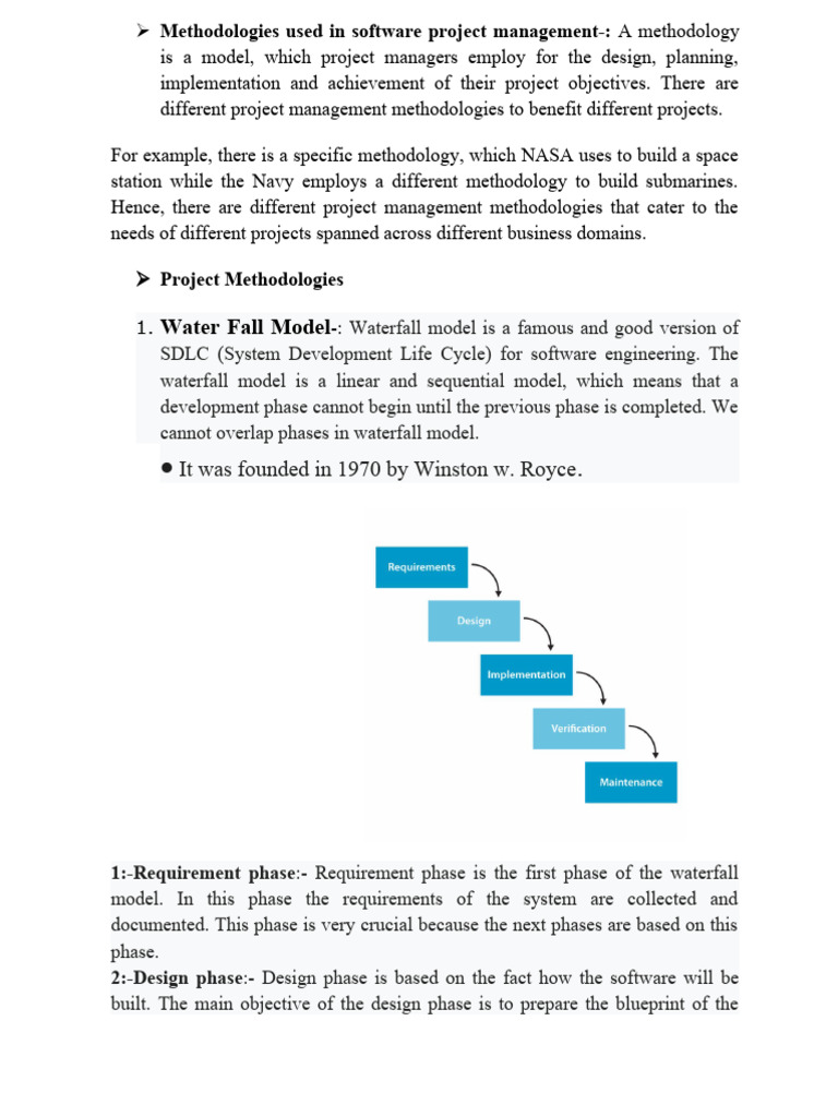 software_project_management[1] | PDF | Software Development Process | Scrum (Software Development)