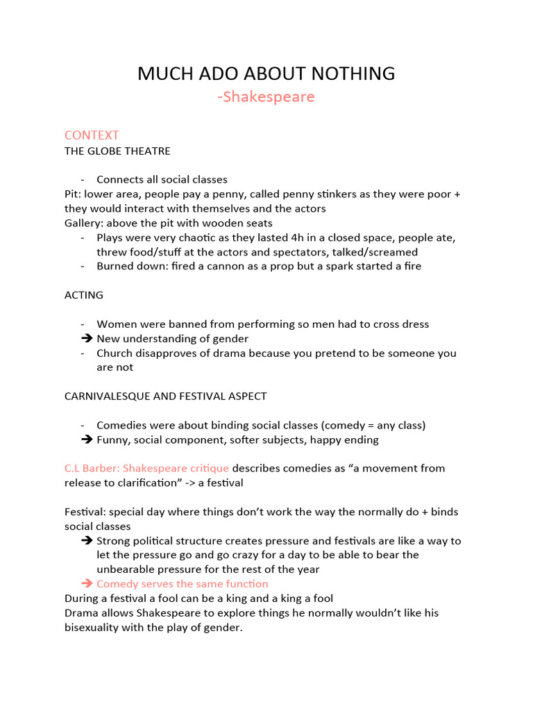 Much Ado About Nothing | PDF | Much Ado About Nothing