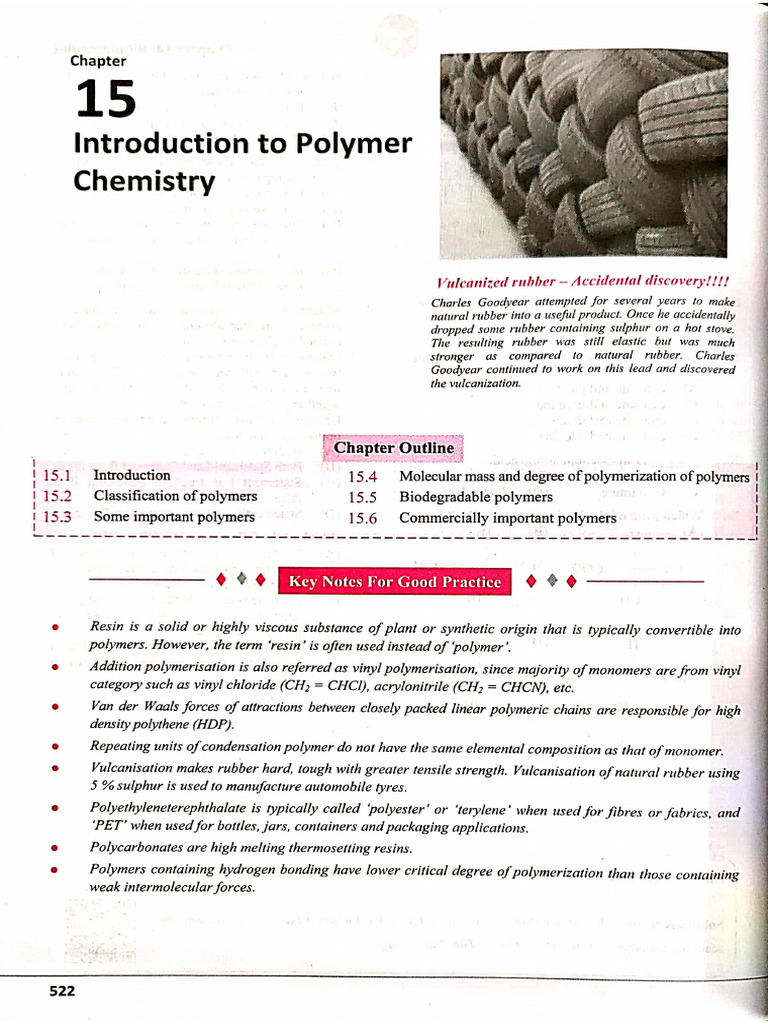 Introduction To Polymer Chemistry | PDF
