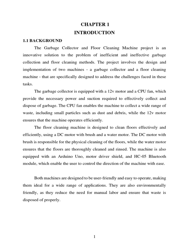 Project Report - 2 For Garbage Collector | PDF | Arduino | Bluetooth