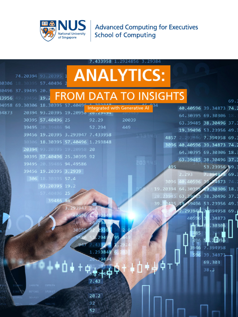 NUS SOC Analytics Brochure 28032024 | PDF | Analytics | Data
