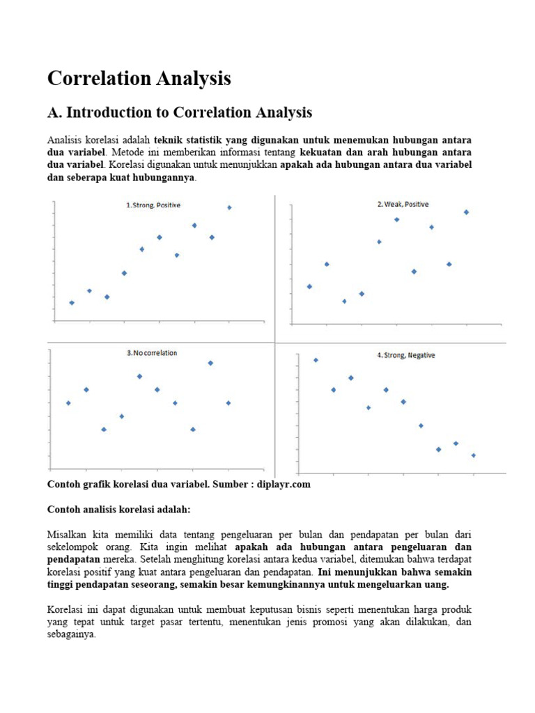 Correlation Analysis | PDF