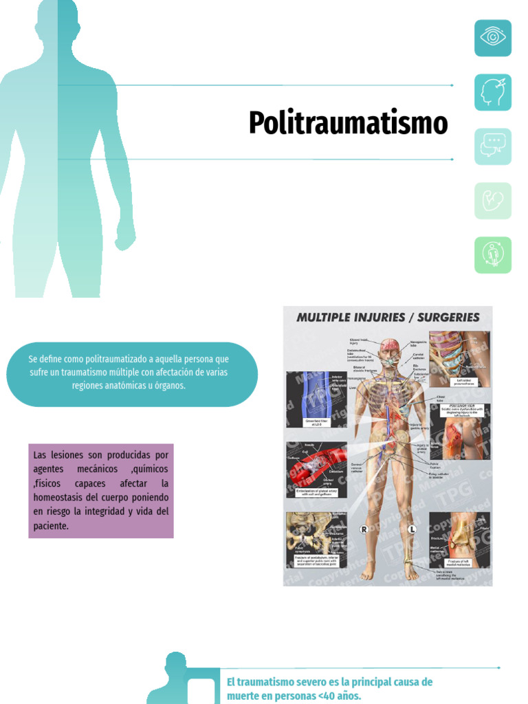 POLITRAUMA. Abordaje | PDF | Enfermedades y trastornos | Especialidades ...