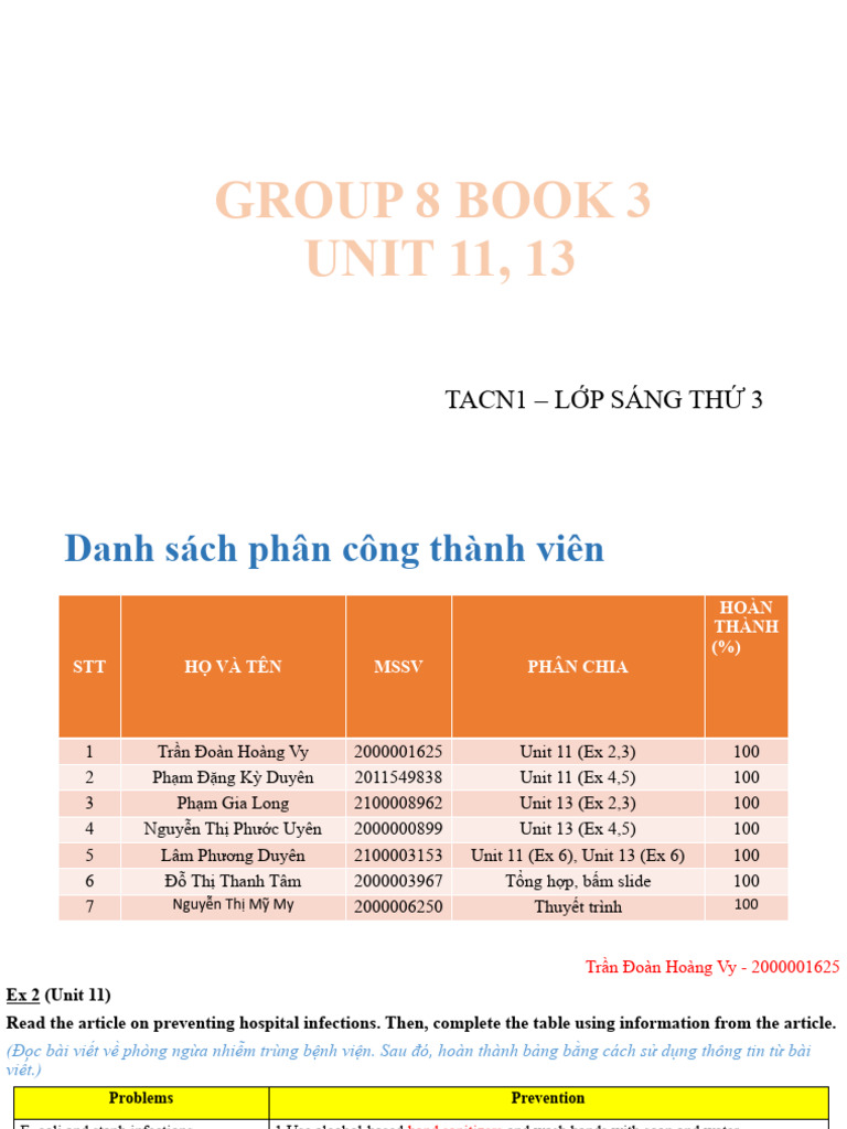Group8 - Book 3 - Unit 11, 13 | PDF