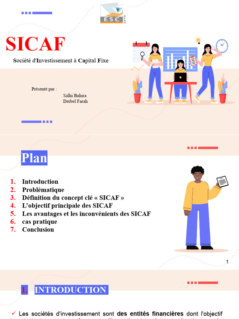 SICAF | PDF | Investisseurs | Actionnaire