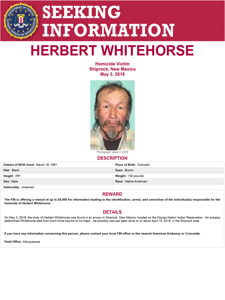 Herbert Whitehorse | PDF