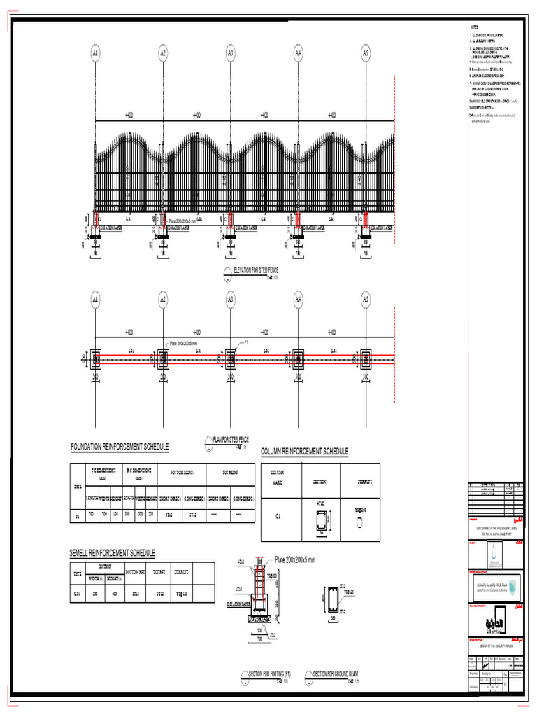 20SACG00022-Fence Details-FENCE DETAILS | PDF | Building Engineering ...