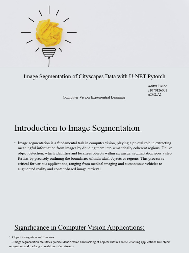 Expl CV | PDF | Image Segmentation | Computer Vision
