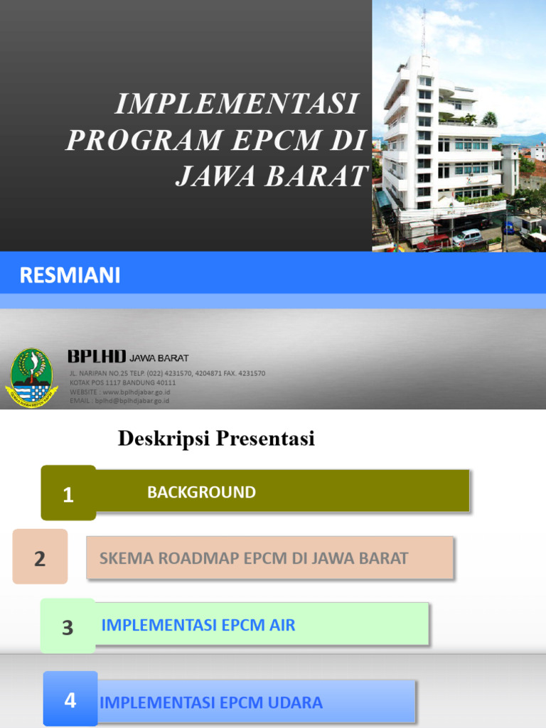 Implementasi Program EPCM Di Jabar | PDF | Effluent | Exhaust Gas
