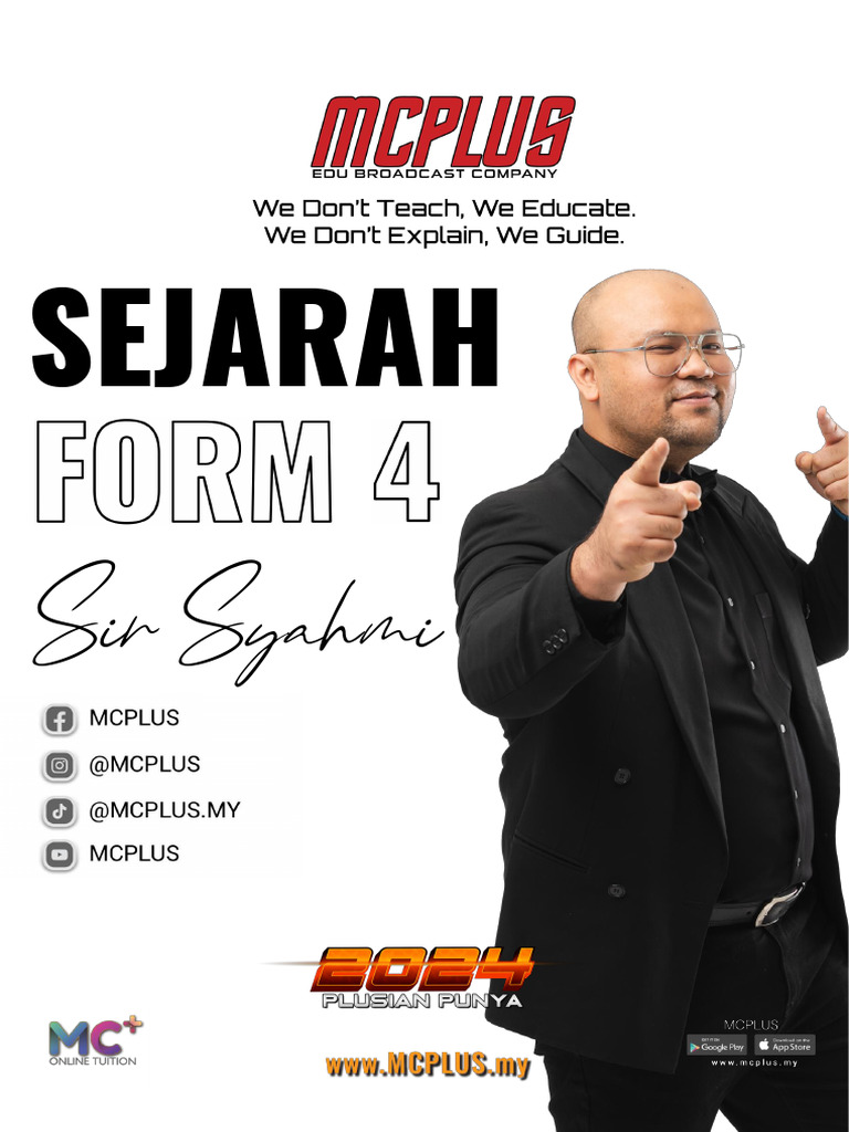Form 4 Sejarah Sir Syahmi 22.02.2024 | PDF