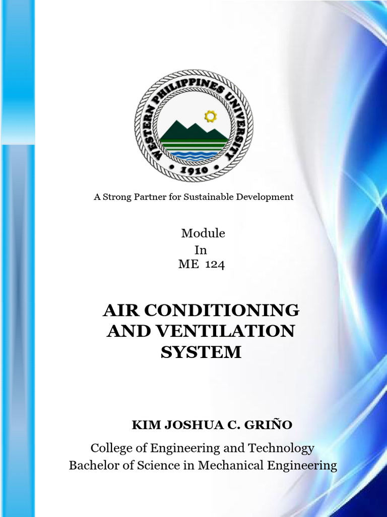 Me 124 - Air Conditioning Module 3 | PDF | Water | Humidity