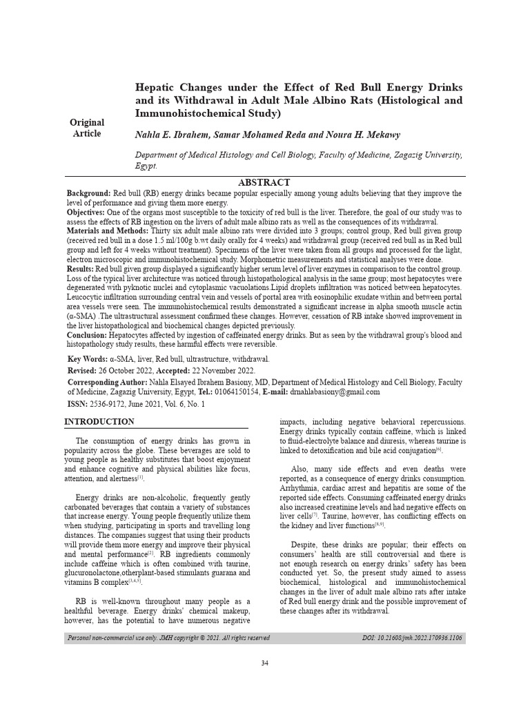 JMH - Volume 6 - Issue 1 - Pages 34-43 | PDF | Hepatocyte | Liver