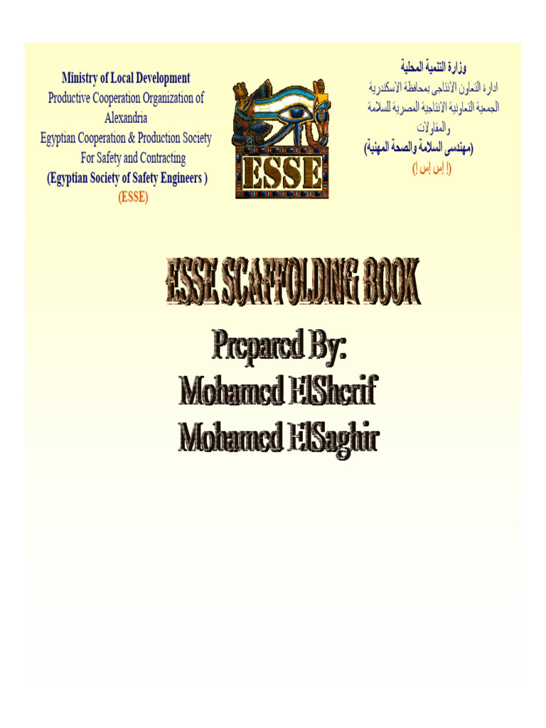 ESSE Scaffold Book | PDF | Ladder | Stairs