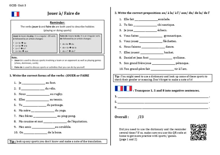 Jouer faire-WORKSHEET | PDF | Ouverture (échecs) | Théorie (échecs)